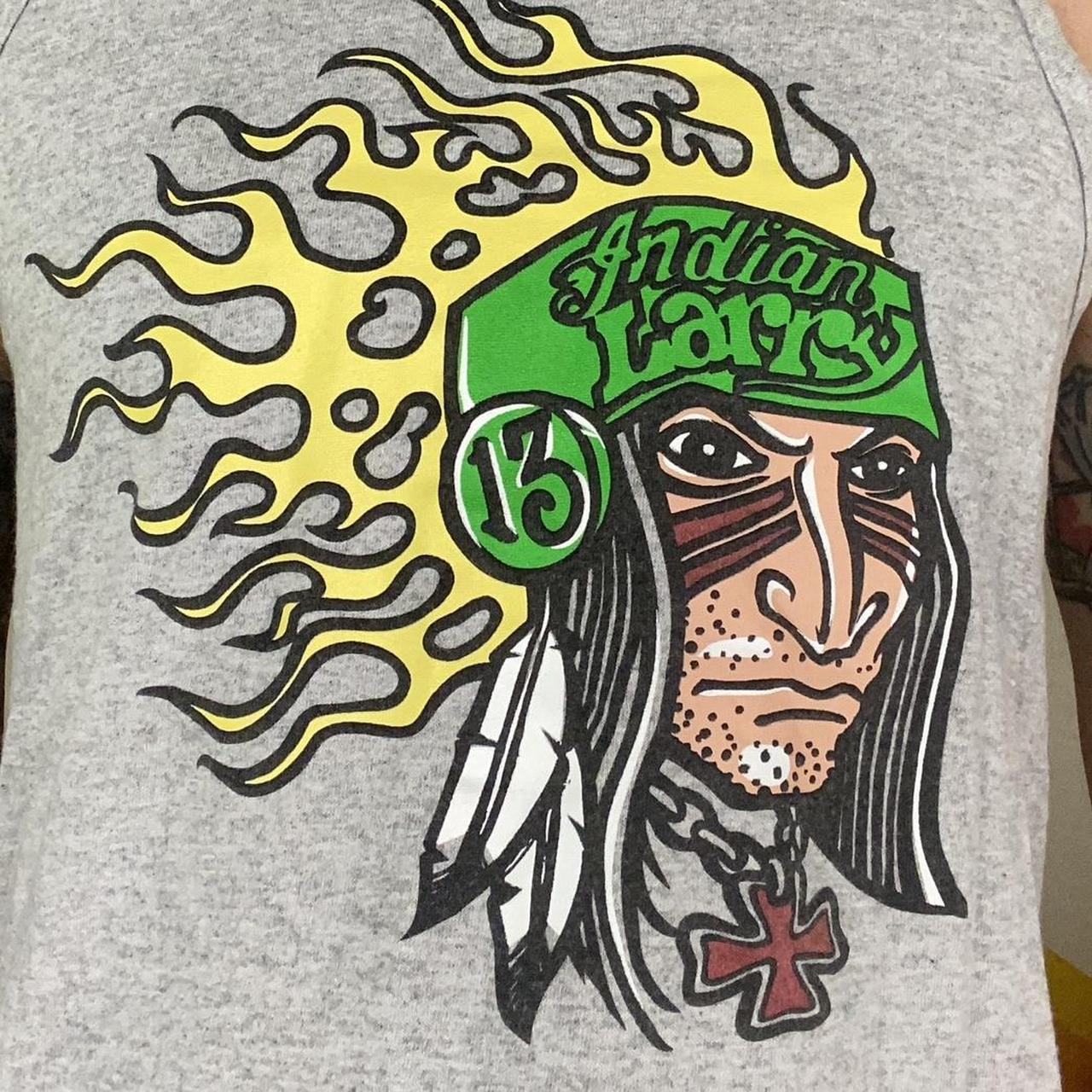 Authentic Indian Larry Customs Motorcycle Biker... - Depop