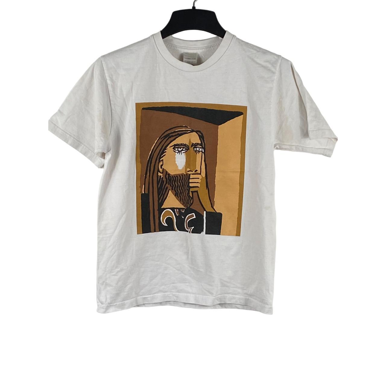 Number (N)ine Picasso Jesus Tee Shirt White Size 3... - Depop