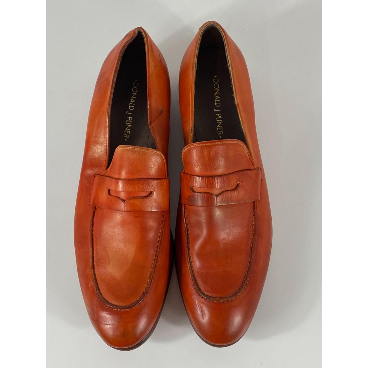 Donald J Pliner ZAN-D9 Penny Tang Leather Loafers... - Depop