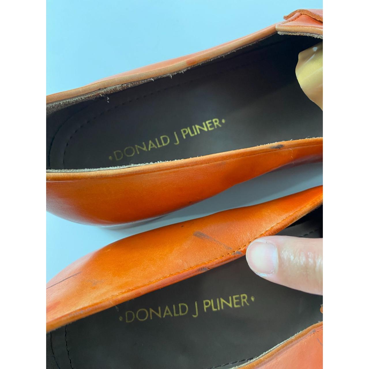 Donald J Pliner ZAN-D9 Penny Tang Leather Loafers... - Depop
