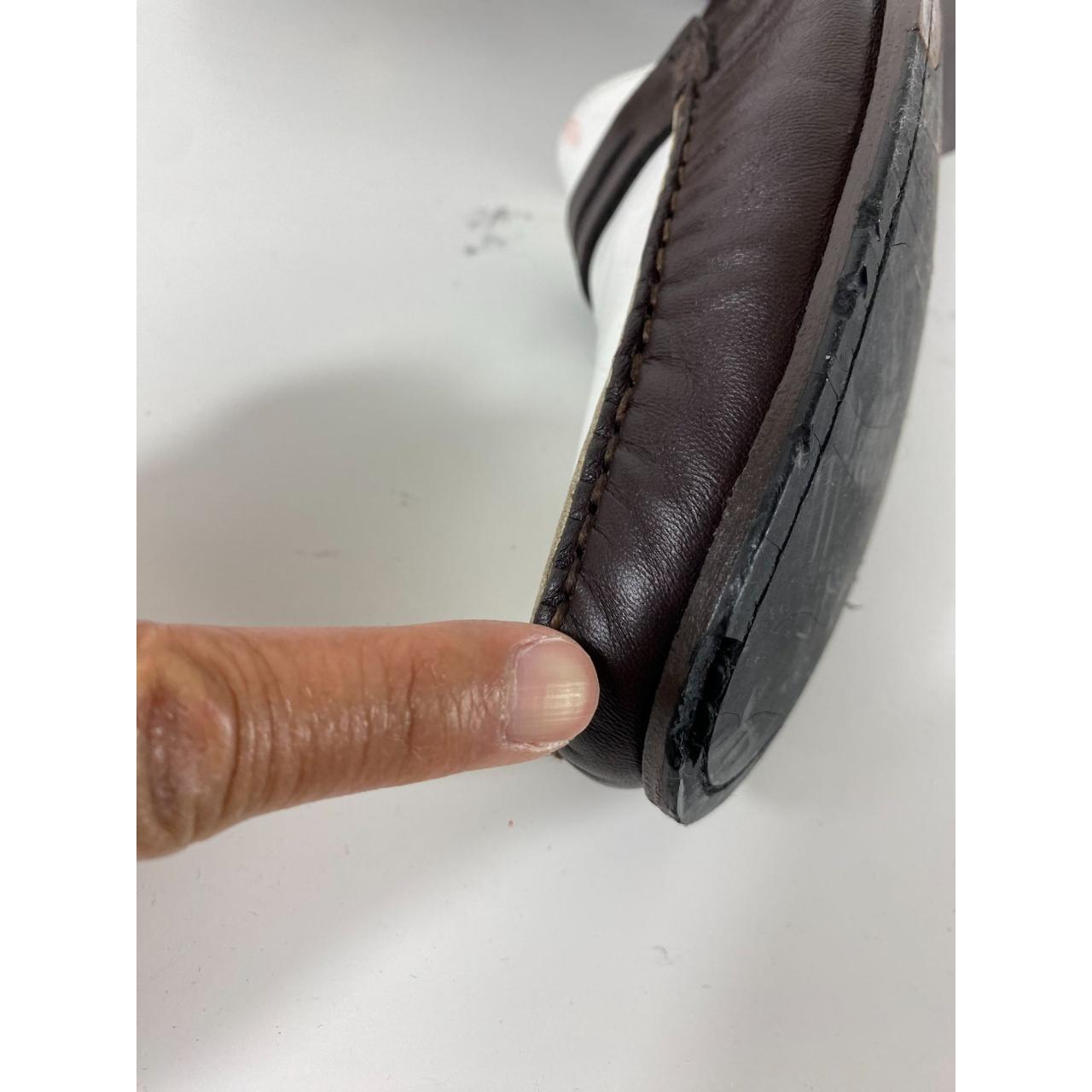 Mezlan Loris Two Tone Leather Slip On Loafers Shoe... - Depop