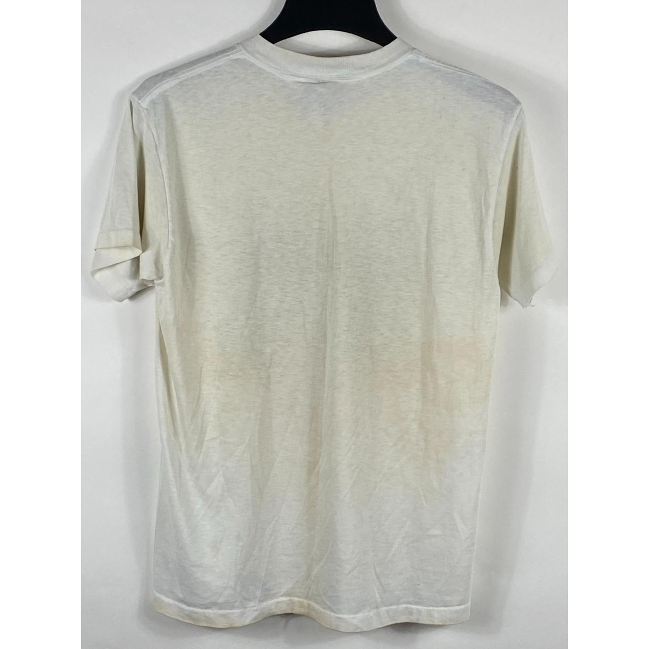 Vintage 80s Oneita The Jets Band Tee Shirt White L... - Depop