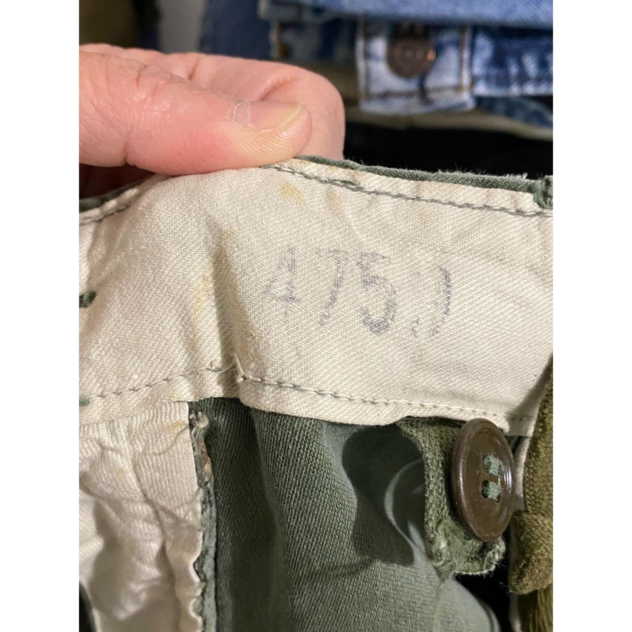 Vintage Field Military Combat Cargo Pants Olive... - Depop
