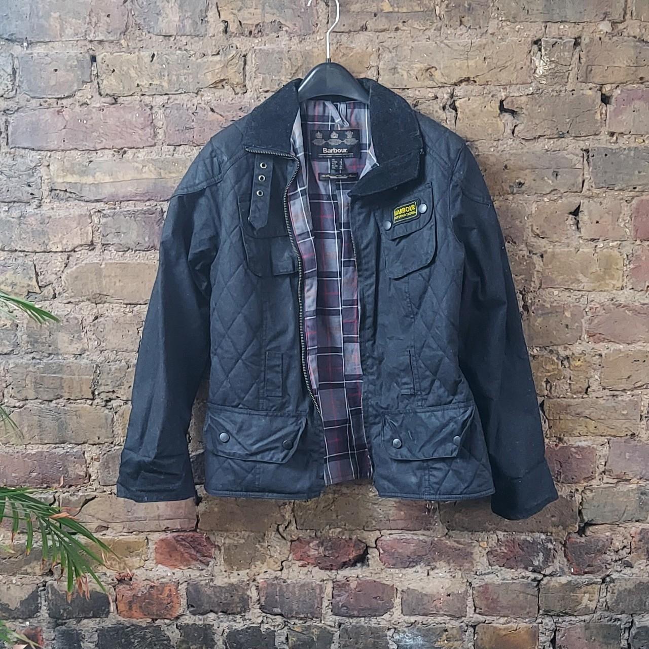 Barbour wax jacket Barbour check lining Corduroy... - Depop
