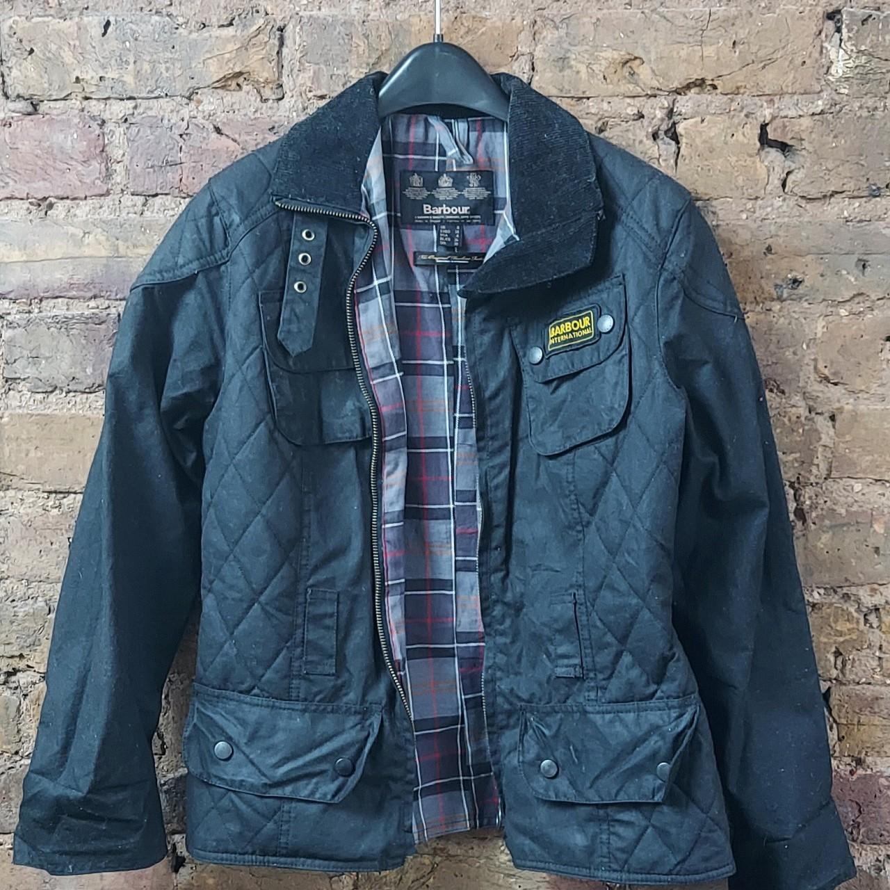 Barbour wax jacket Barbour check lining Corduroy... - Depop