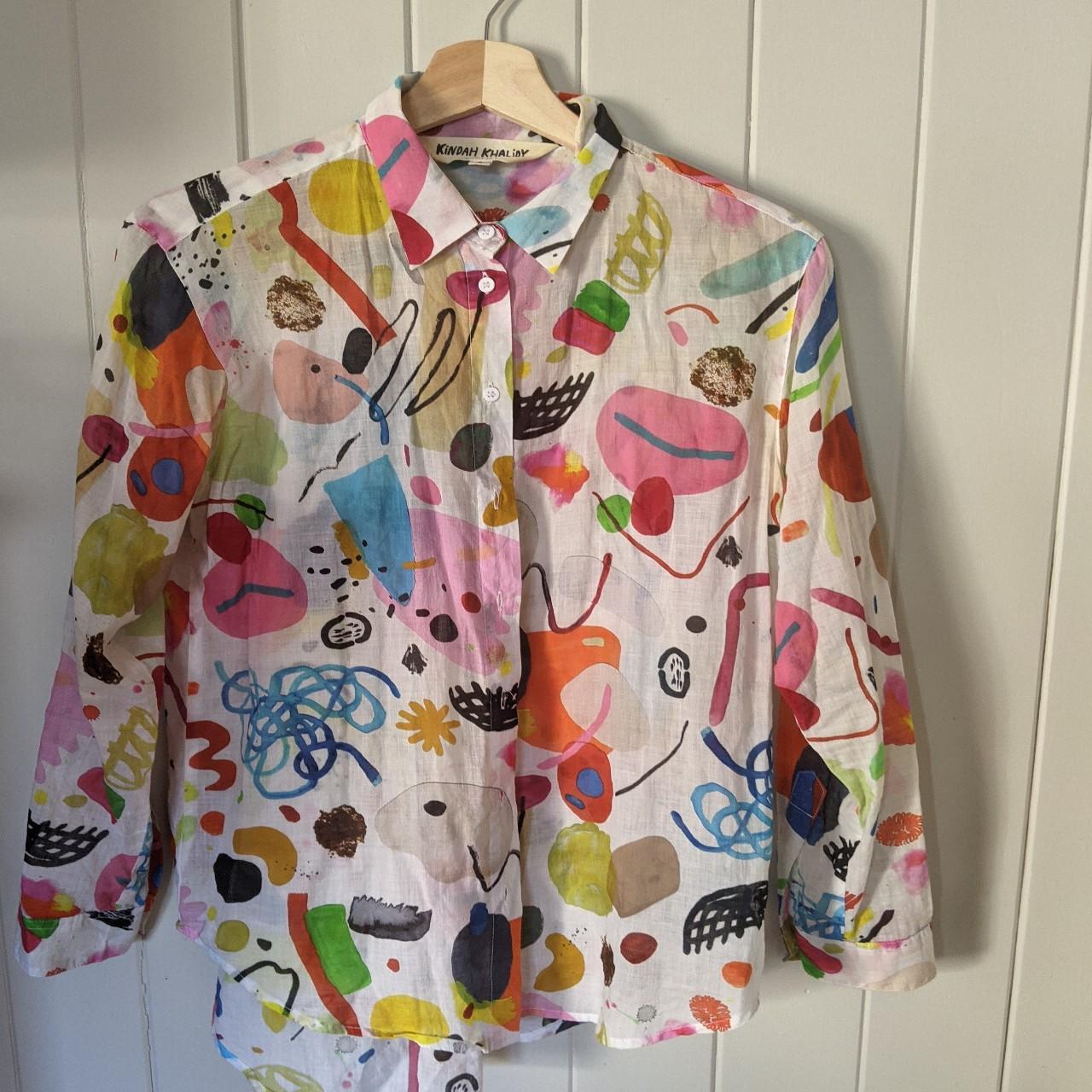 Kindah Khalidy + Gorman Cotton shirt. Size 6. Some... - Depop