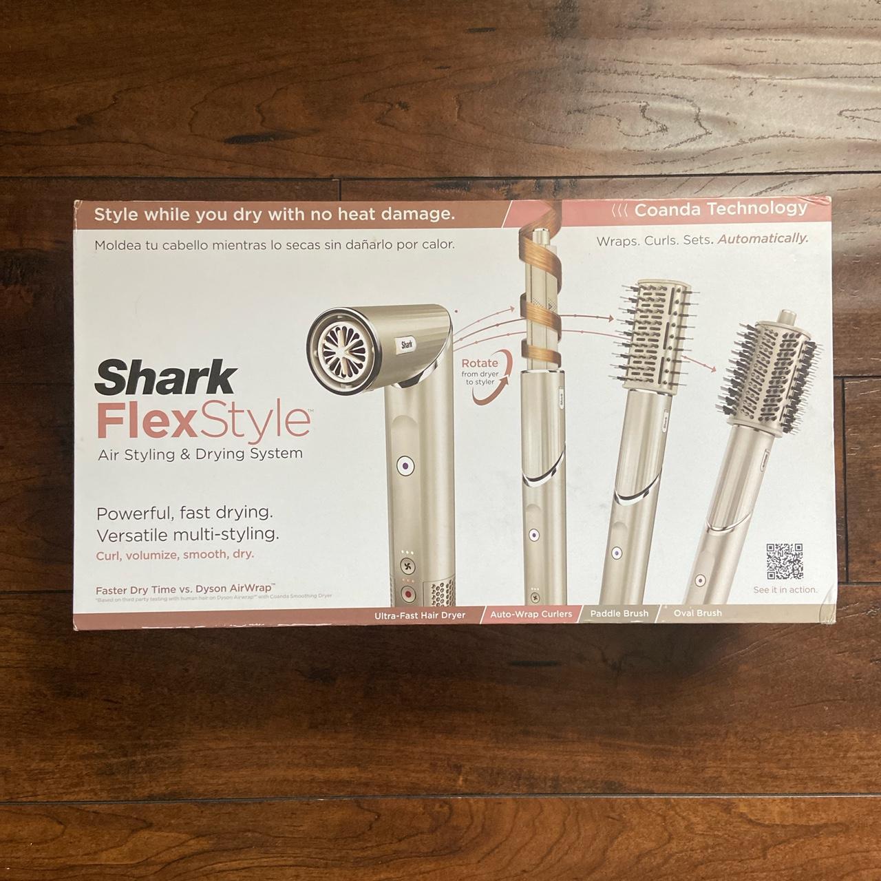New Shark flexstyle Comes with curlers, paddle... - Depop