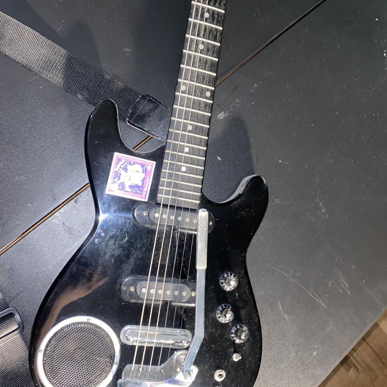 Synsonics Terminator 80s: Black guitar with built-in... | Depop