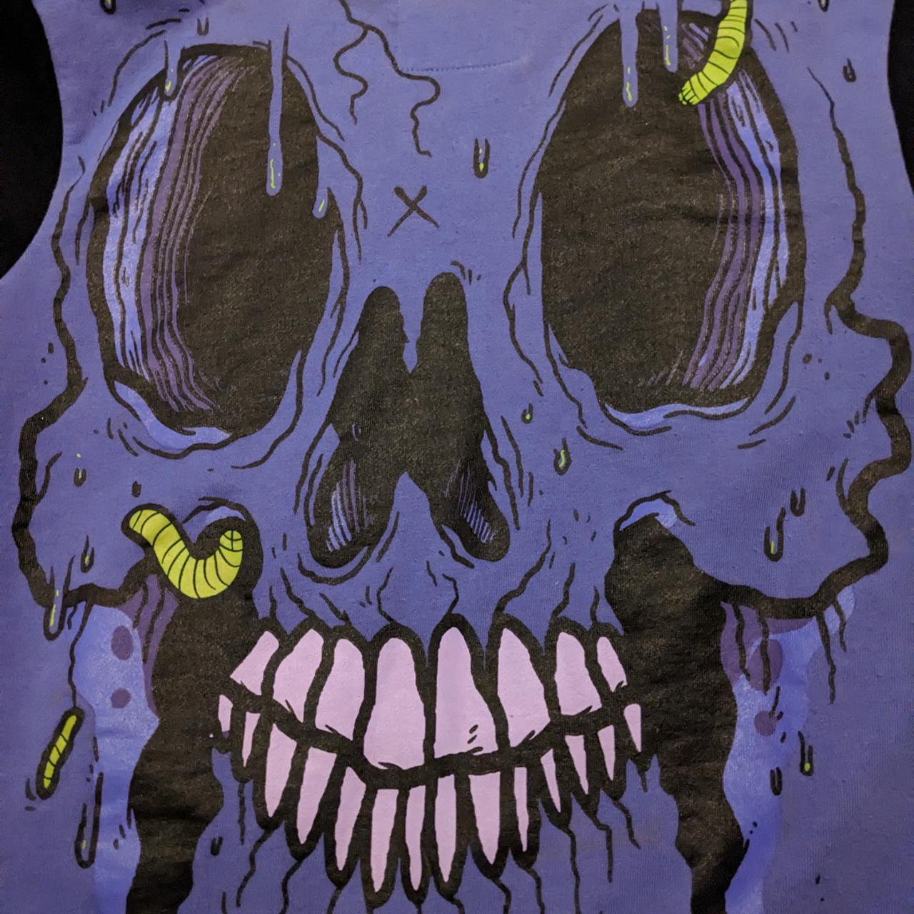 Drop Dead Maggots Skull Varsity Jacket Really nice... | Depop