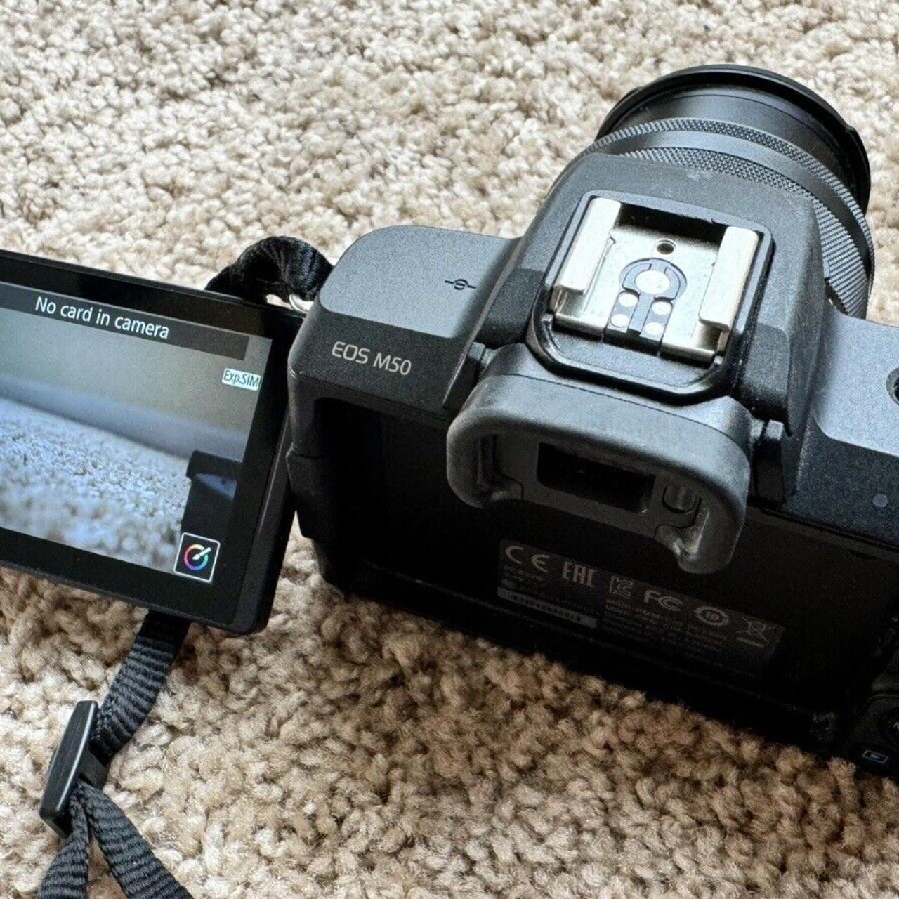 Canon EOS M50 Camera with 5 Batteries, 256GB Memory... | Depop