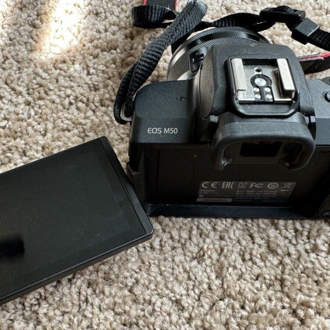 Canon EOS M50 Camera with 5 Batteries, 256GB Memory... | Depop