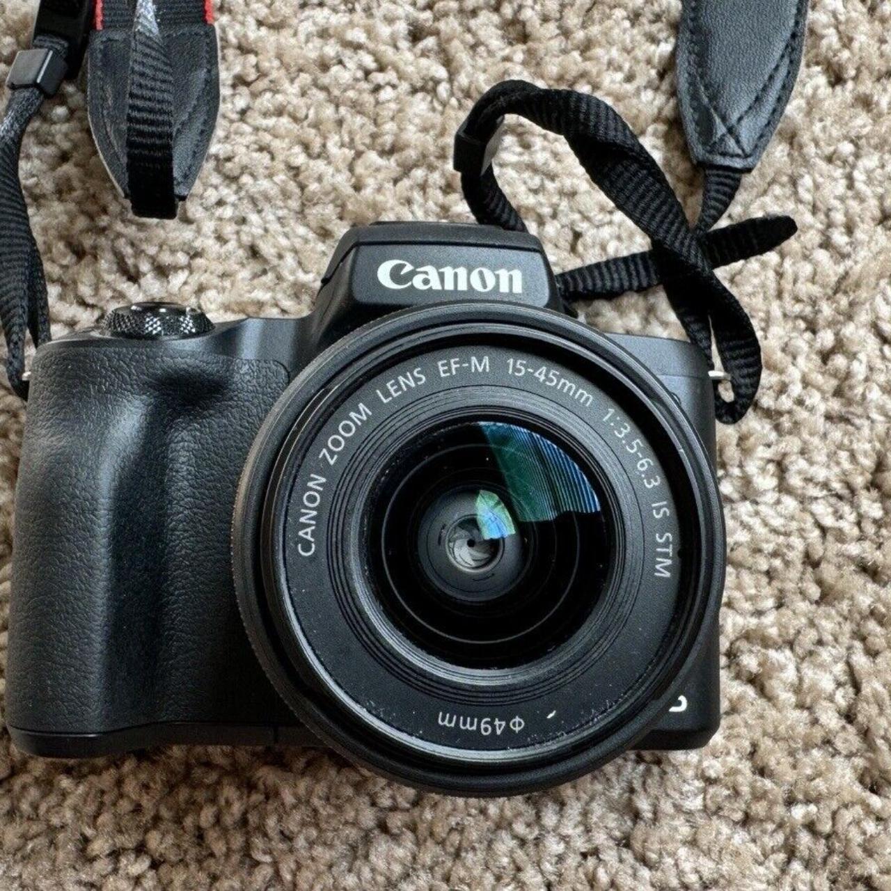 Canon EOS M50 Camera with 5 Batteries, 256GB Memory... | Depop