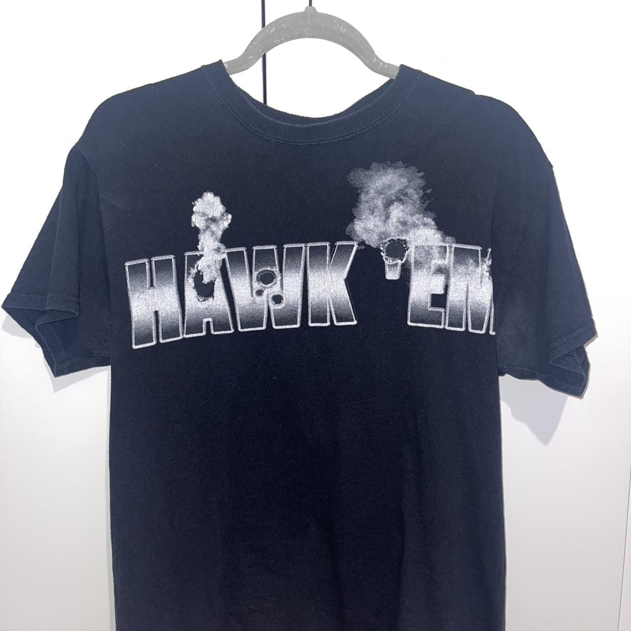 Pop Smoke Vlone Hawk Em T shirt Size Medium 7/10... - Depop