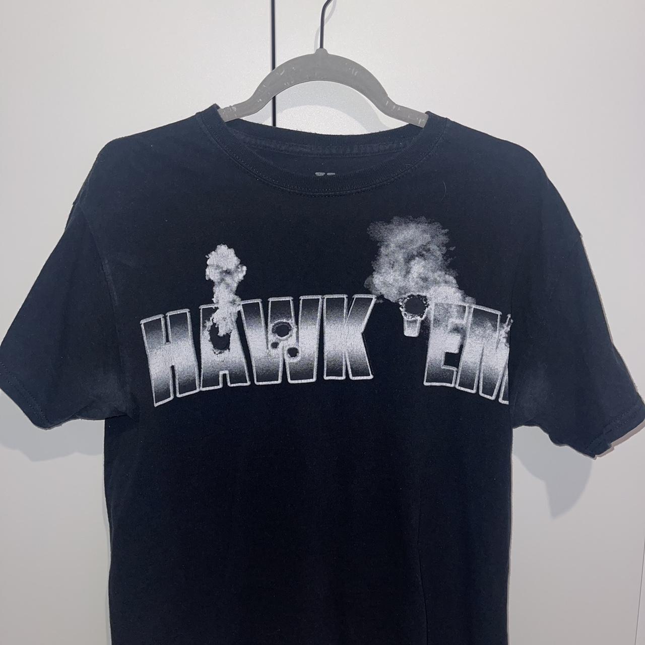 Pop Smoke Vlone Hawk Em T shirt Size Medium 7/10... - Depop