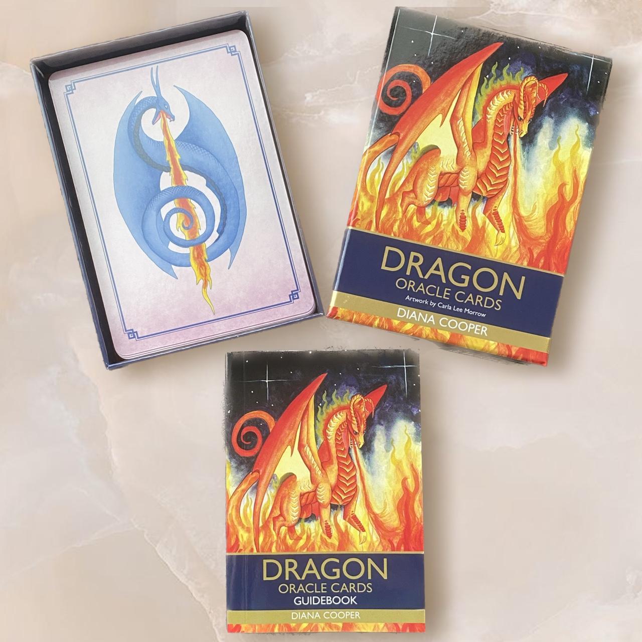 𝐃𝐫𝐚𝐠𝐨𝐧 𝐎𝐫𝐚𝐜𝐥𝐞 𝐂𝐚𝐫𝐝𝐬 Beautiful dragon themed tarot... - Depop