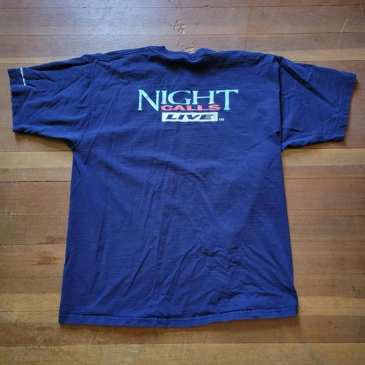 vtg 90s PLAYBOY TV Night Calls Live double sided... - Depop