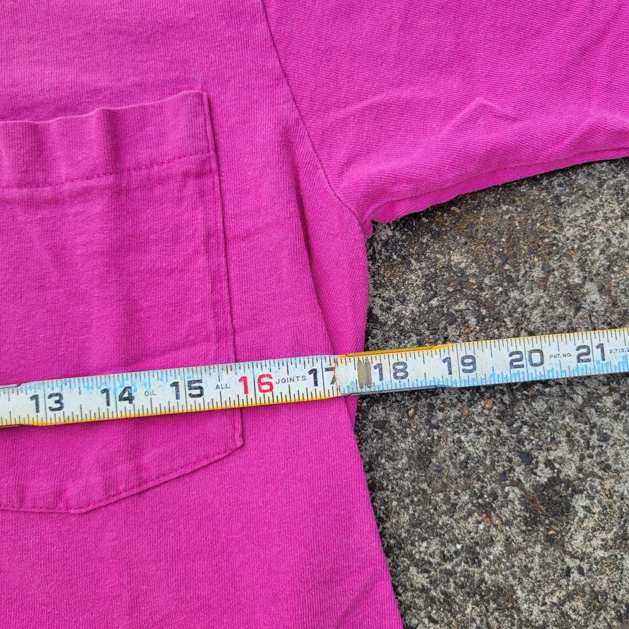 vtg 80s 90s BVD classic hot neon pink blank plain... - Depop