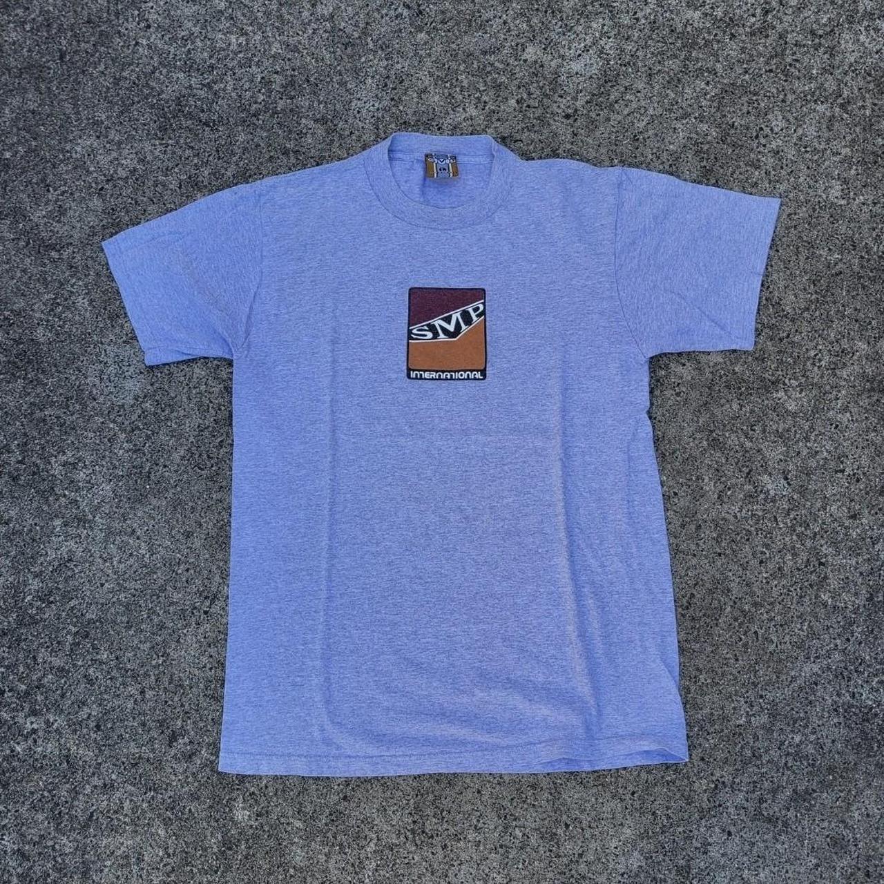 vtg 90s rare SMP INTERNATIONAL classic two tone box... - Depop