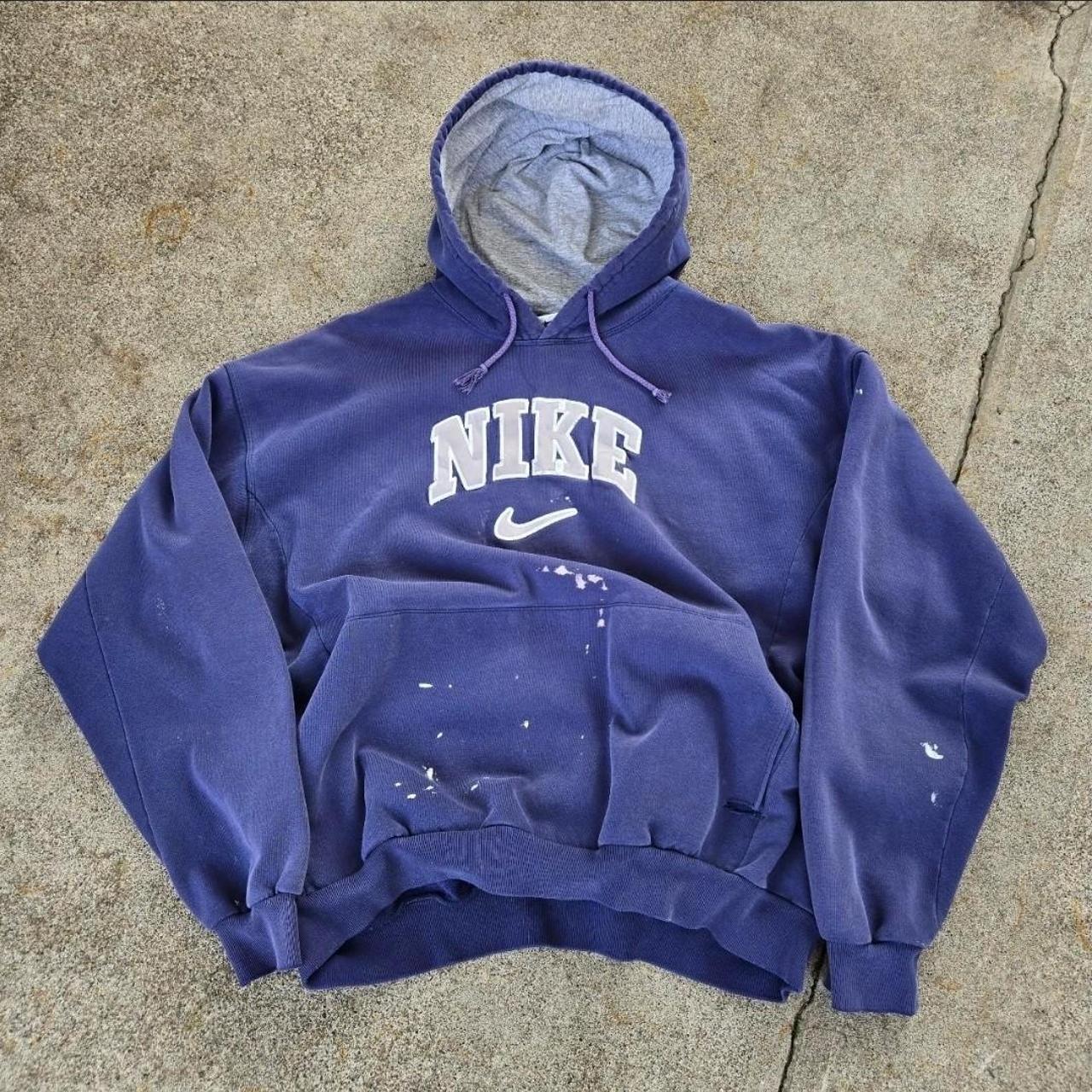 vtg 90s NIKE embroidered arc logo center swoosh logo... | Depop