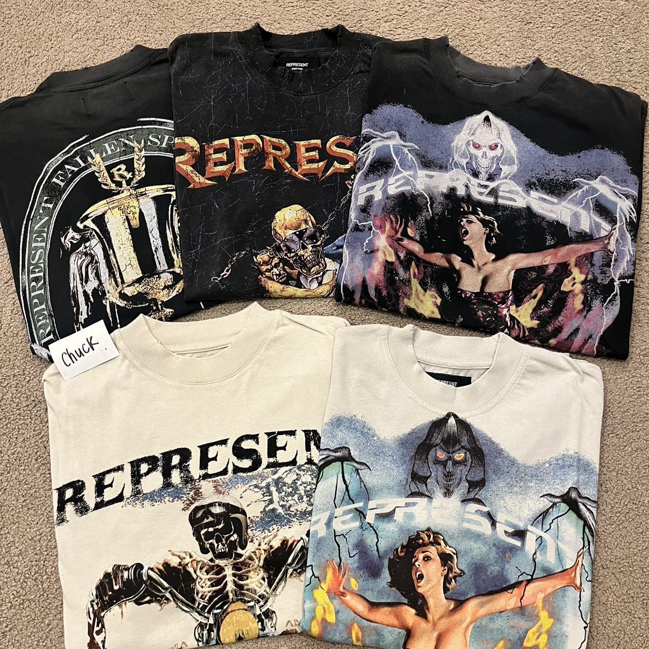 Represent tee shirts 100% Authentic, bought from... - Depop