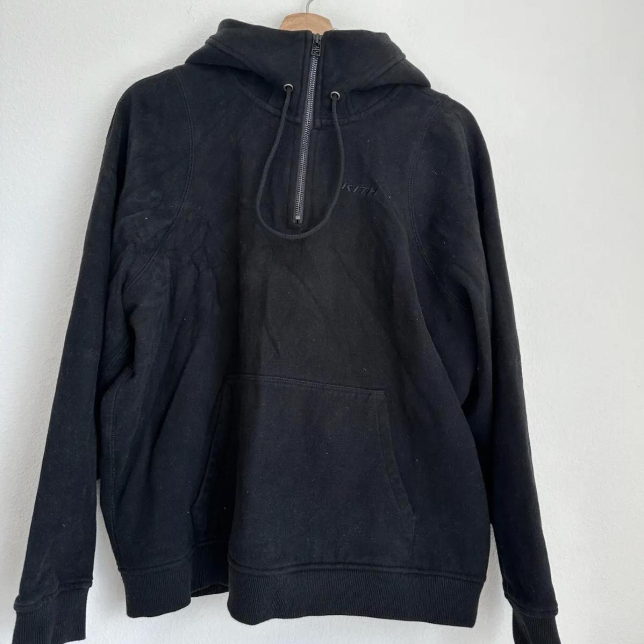 Kith women’s mock neck 1/2 zip pullover Size medium - Depop