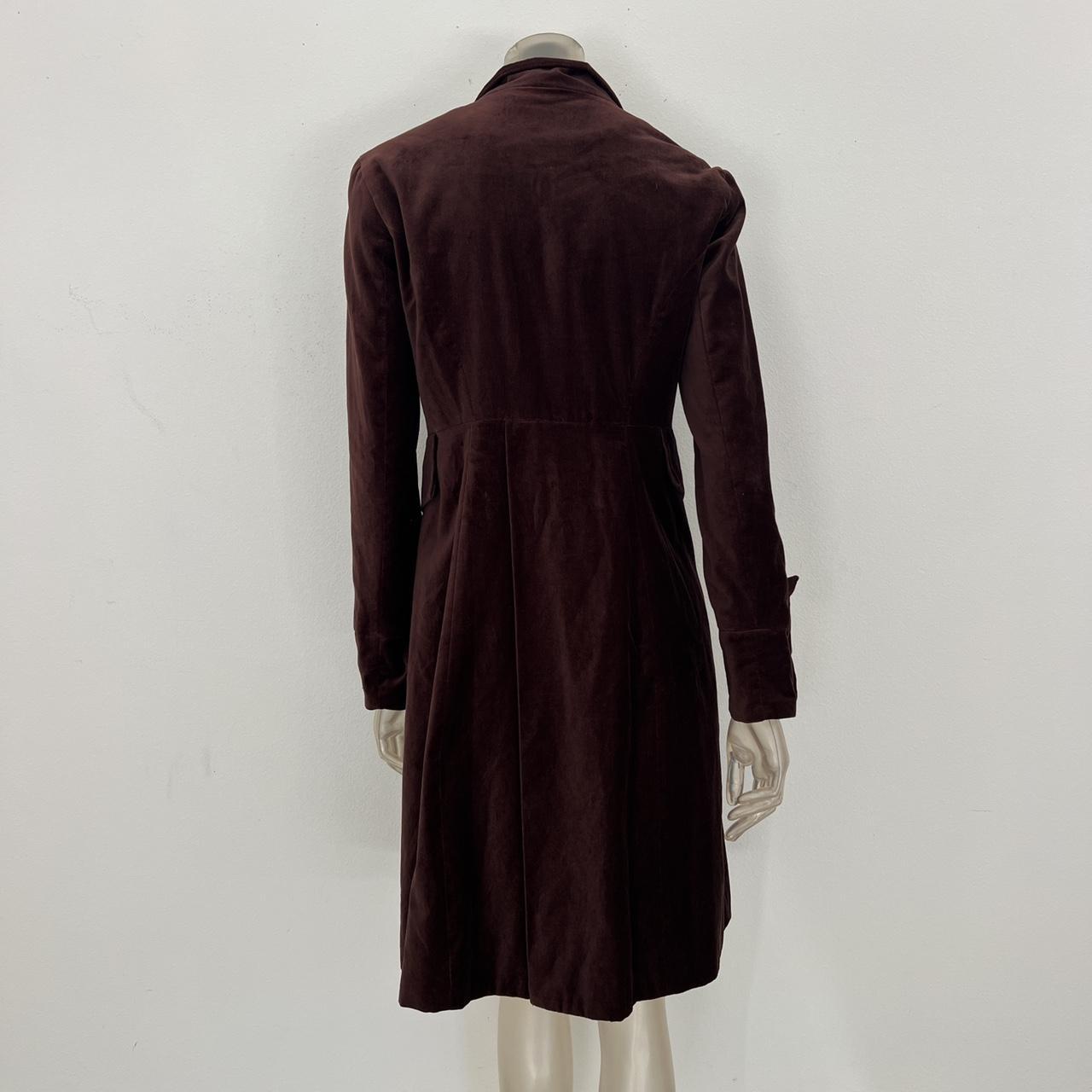 Vintage brown velvet victorian/military/equestrian... - Depop