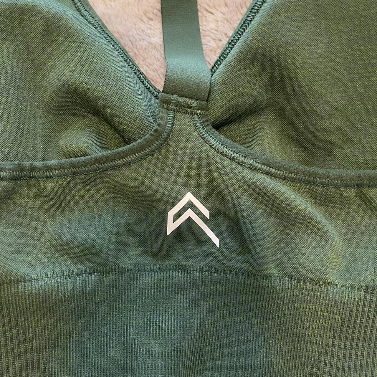 oner active classic seamless 2.0 v-neck bralette in... - Depop