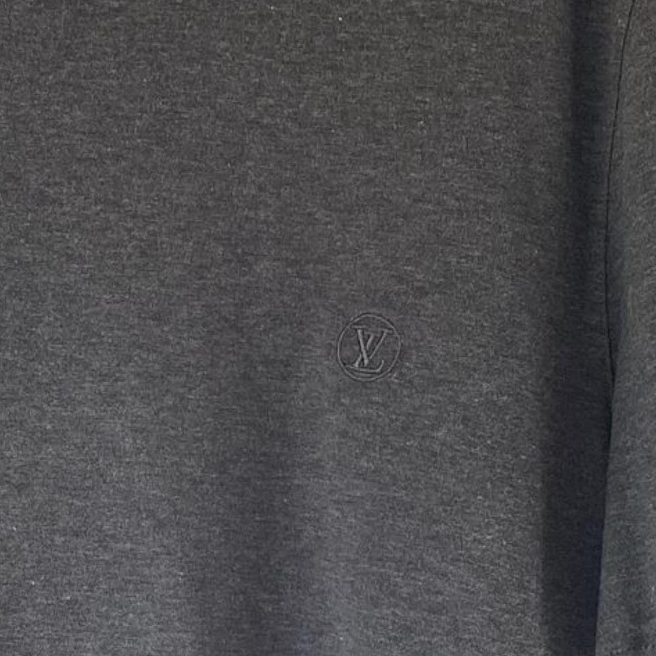 Authentic LV Classic T Shirt Large Charcoal - Depop