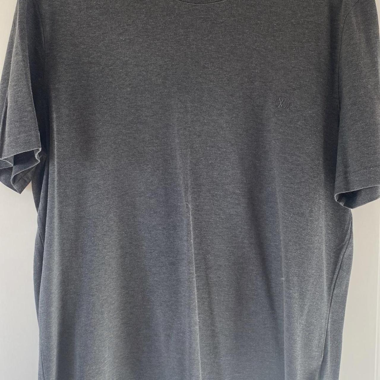 Authentic LV Classic T Shirt Large Charcoal - Depop