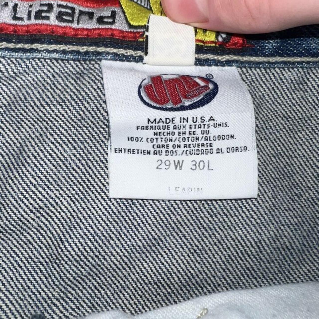 ‼️NwT‼️ 90's Rare Vintage JNCO LEAPIN LIZARD Wide Leg... - Depop