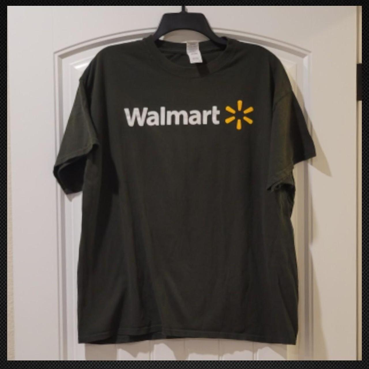 Dark green Walmart tshirt Size XL Chest 48" Length... - Depop
