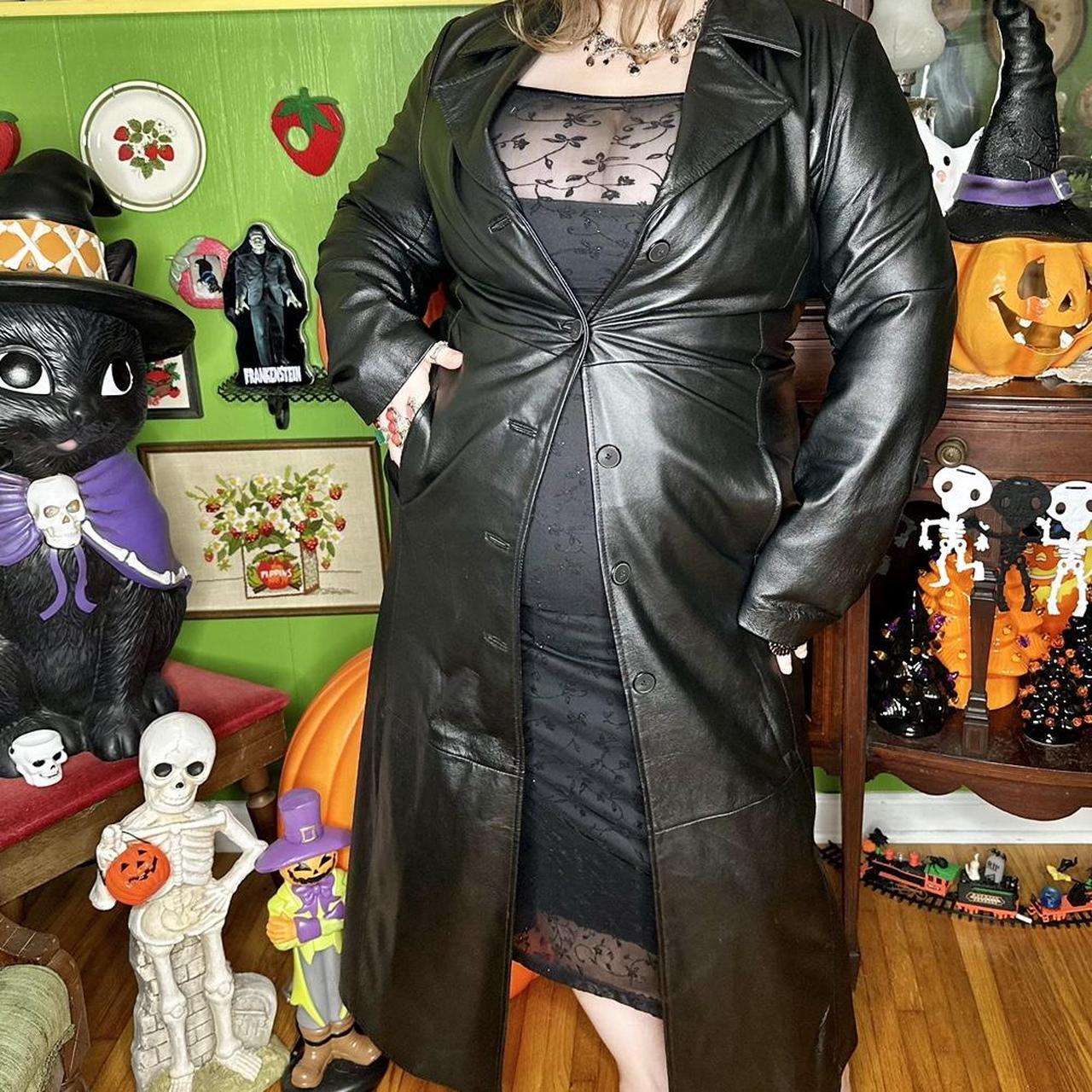 Vintage goth grunge Marc Mattis matrix black leather... - Depop