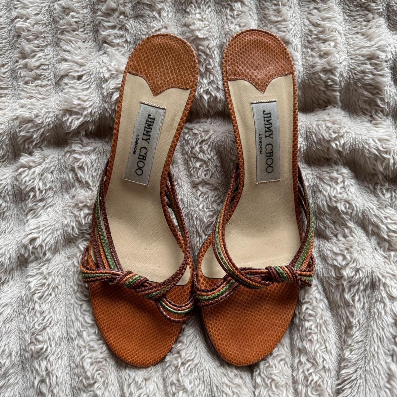 jimmy choo vintage kitten heel size 37 1/2 - Depop