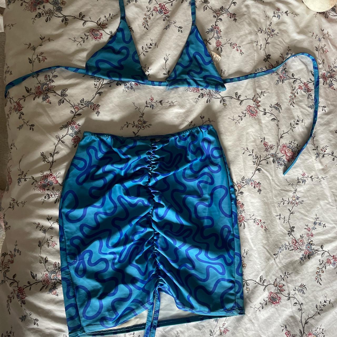 Blue rave set - Depop