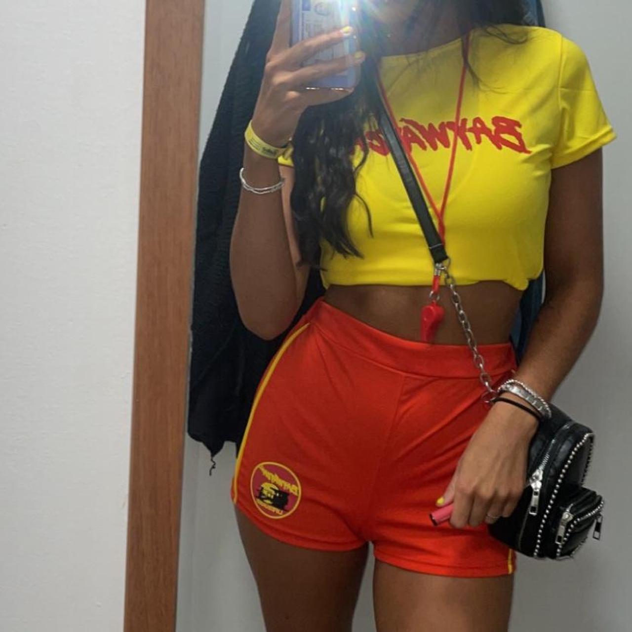 Baywatch lifeguard set fancy dress in S. worn once - Depop