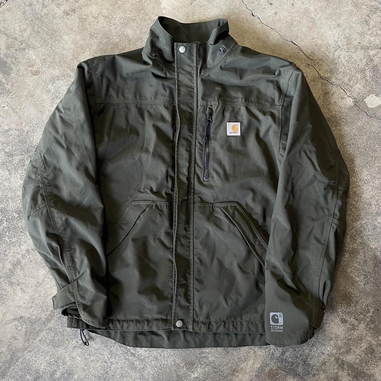 Carhartt green storm defender jacket Size men’s... - Depop