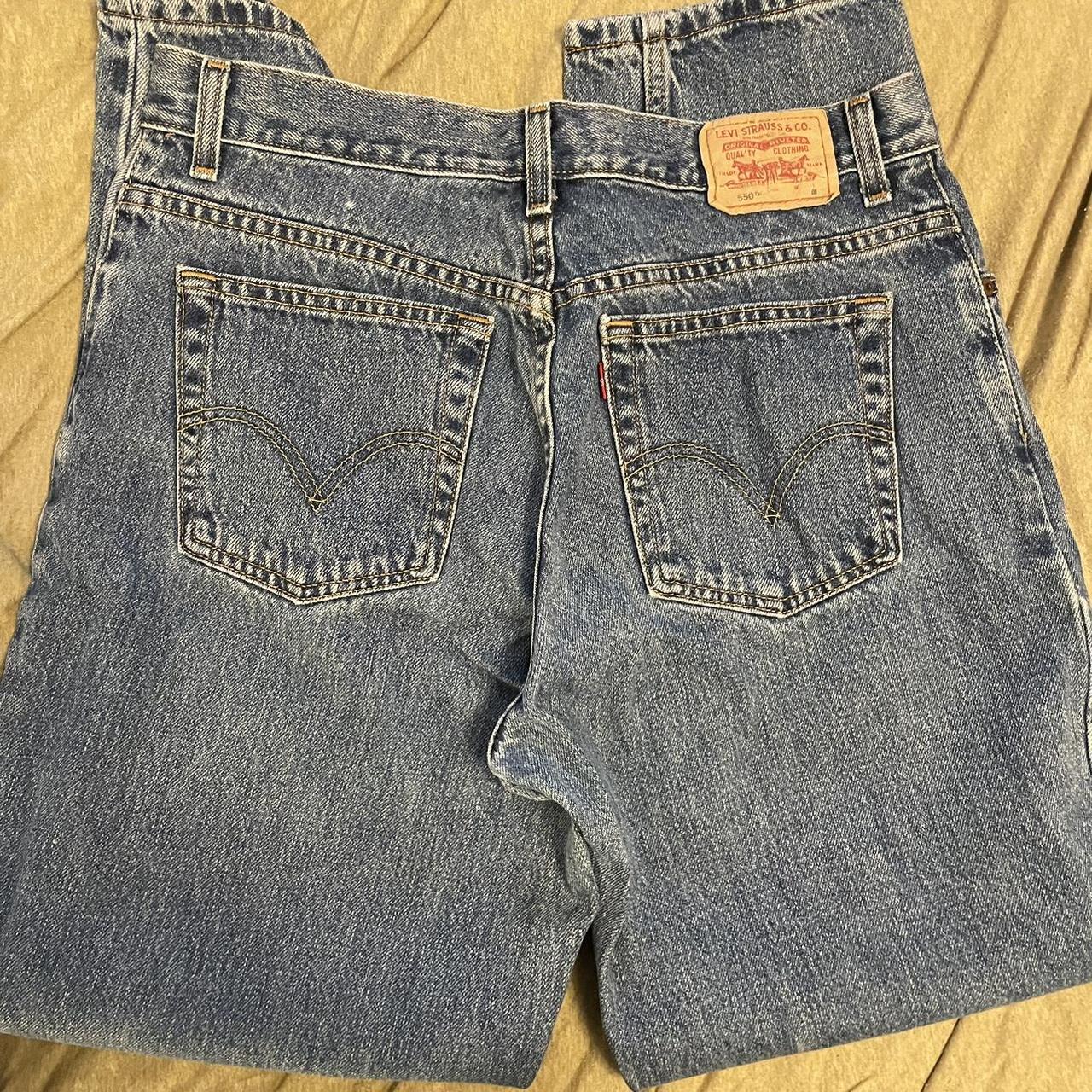 levi strauss co. 501 classic relaxed fit denim... - Depop