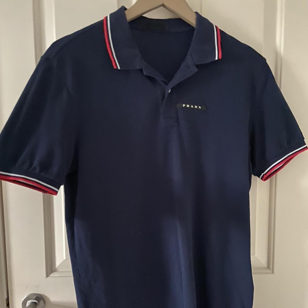 Mens large Prada polo shirt, genuine Prada, steal... - Depop