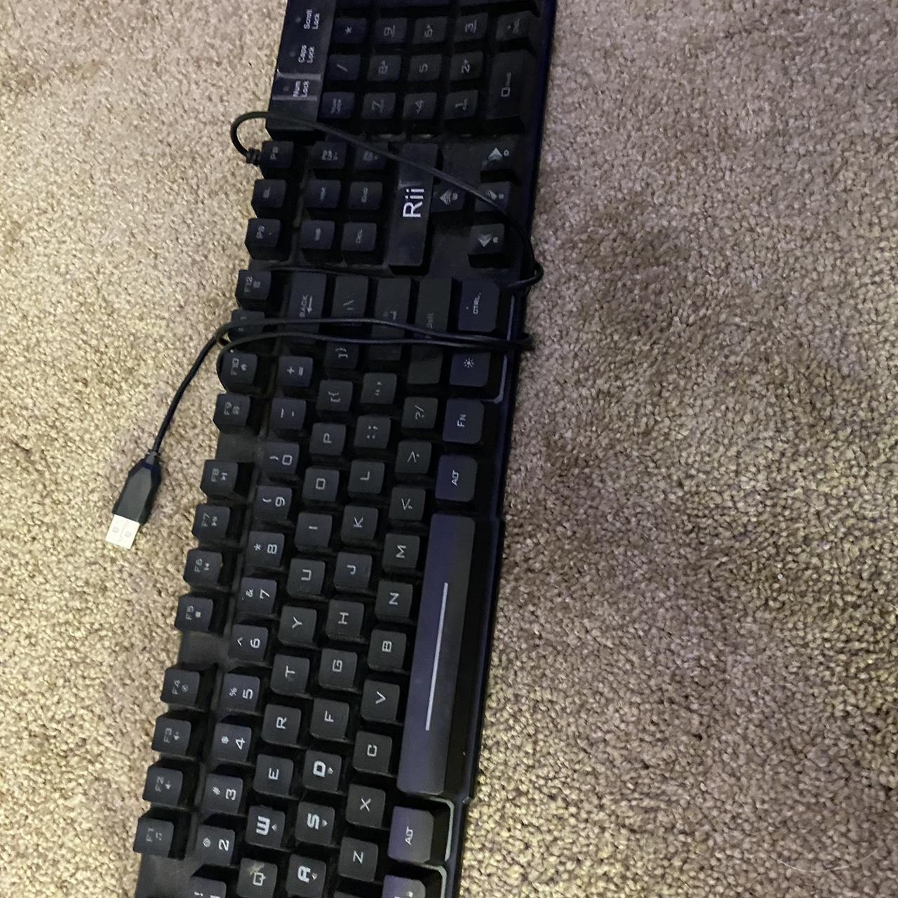 Rii rk100 gaming keyboard #keyboard #gaming - Depop