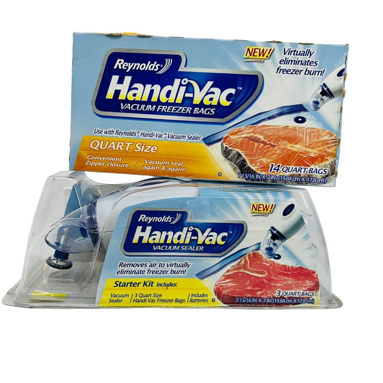 Reynolds Handi-Vac Vacuum Freezer Bags 14 Quart... - Depop