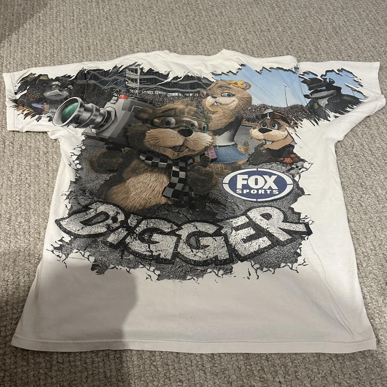 Vintage NASCAR Digger and Friends Men's Shirt All... | Depop