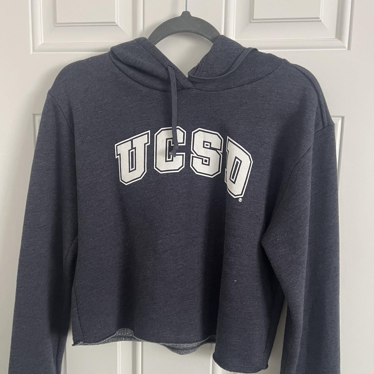 Cropped UCSD hoodie #ucsd - Depop