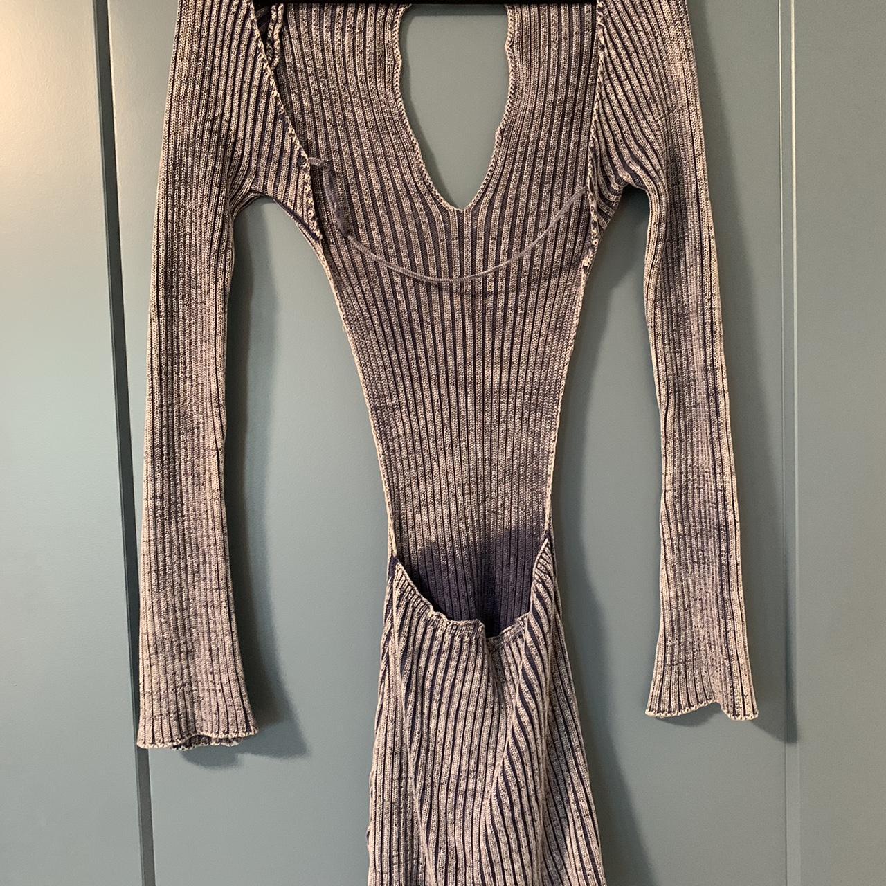 jaded london backless body-con dress with long... - Depop