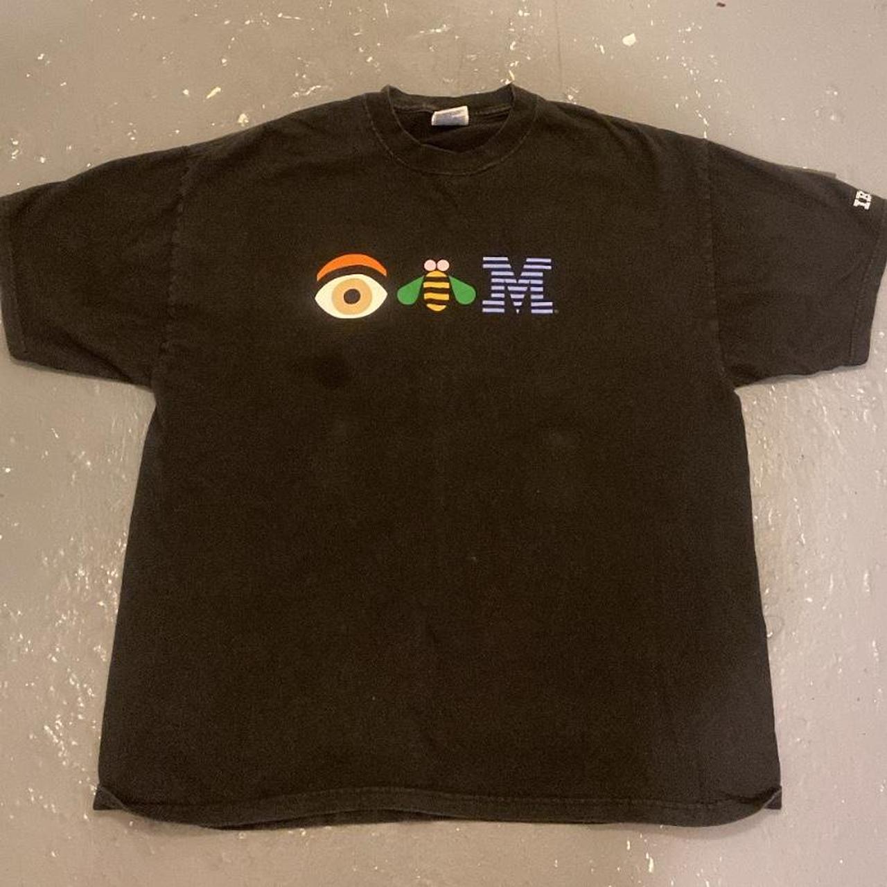 IBM vintage Promo Has grease stain on chest Printed... - Depop