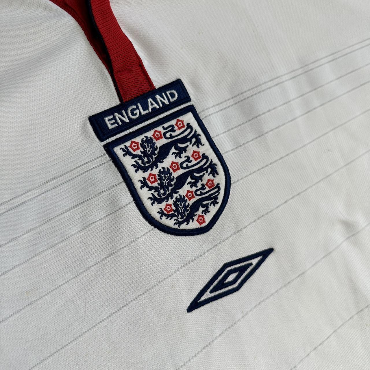 England Umbro Football Shirt Kit Jersey 2003/2004... - Depop