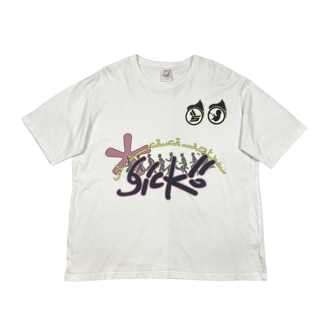 Sicko Born From Pain Tee Artist collab, can’t... - Depop