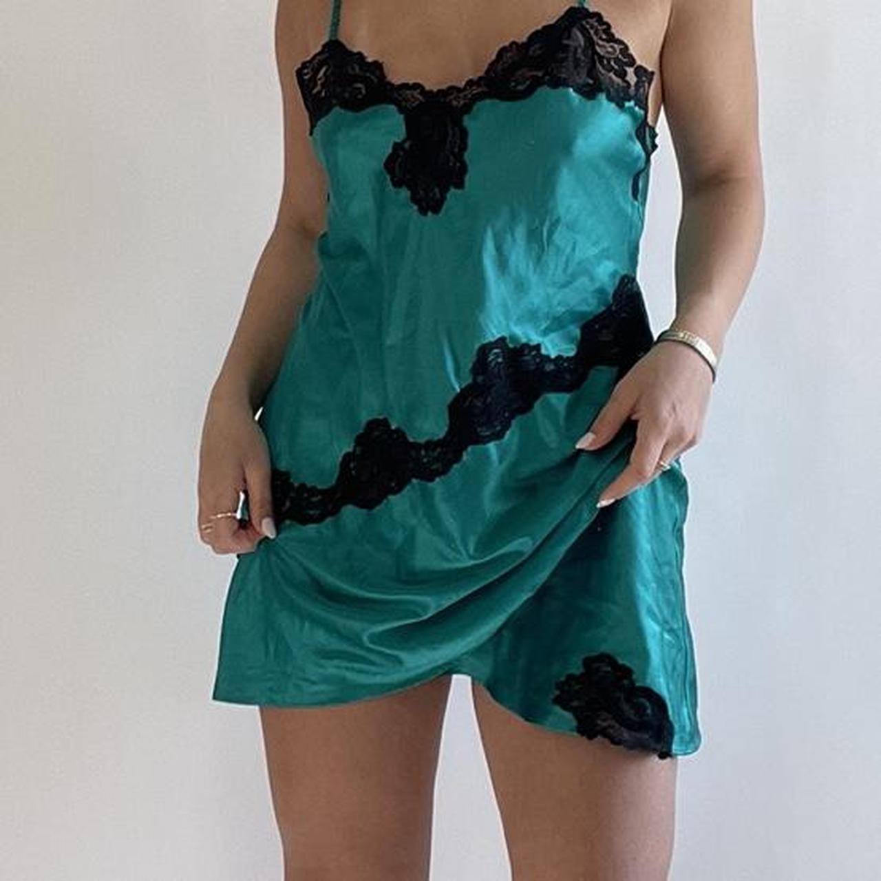 Victoria Secret 2000’s Satin Dress - Depop