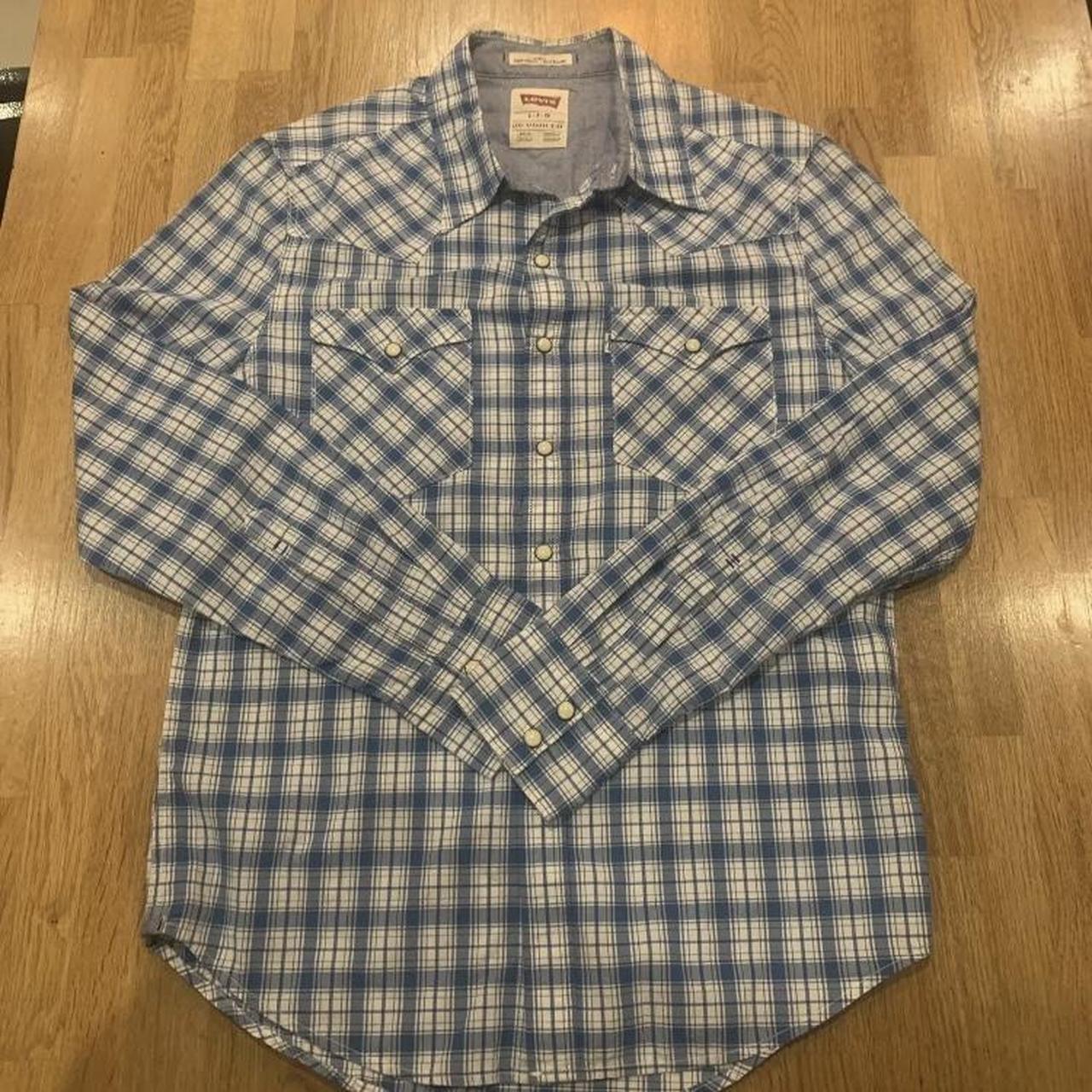 Levis button up cowboy shirt 🤠 Great condition 8/10... - Depop