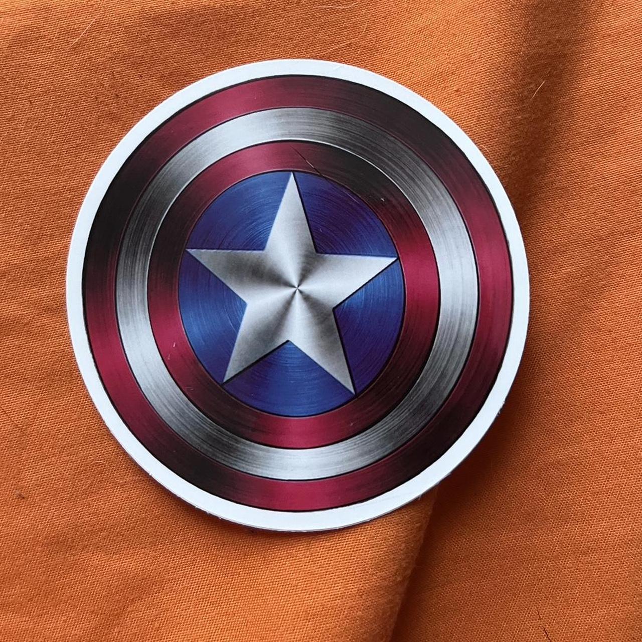 Blue and Red Stickers | Depop