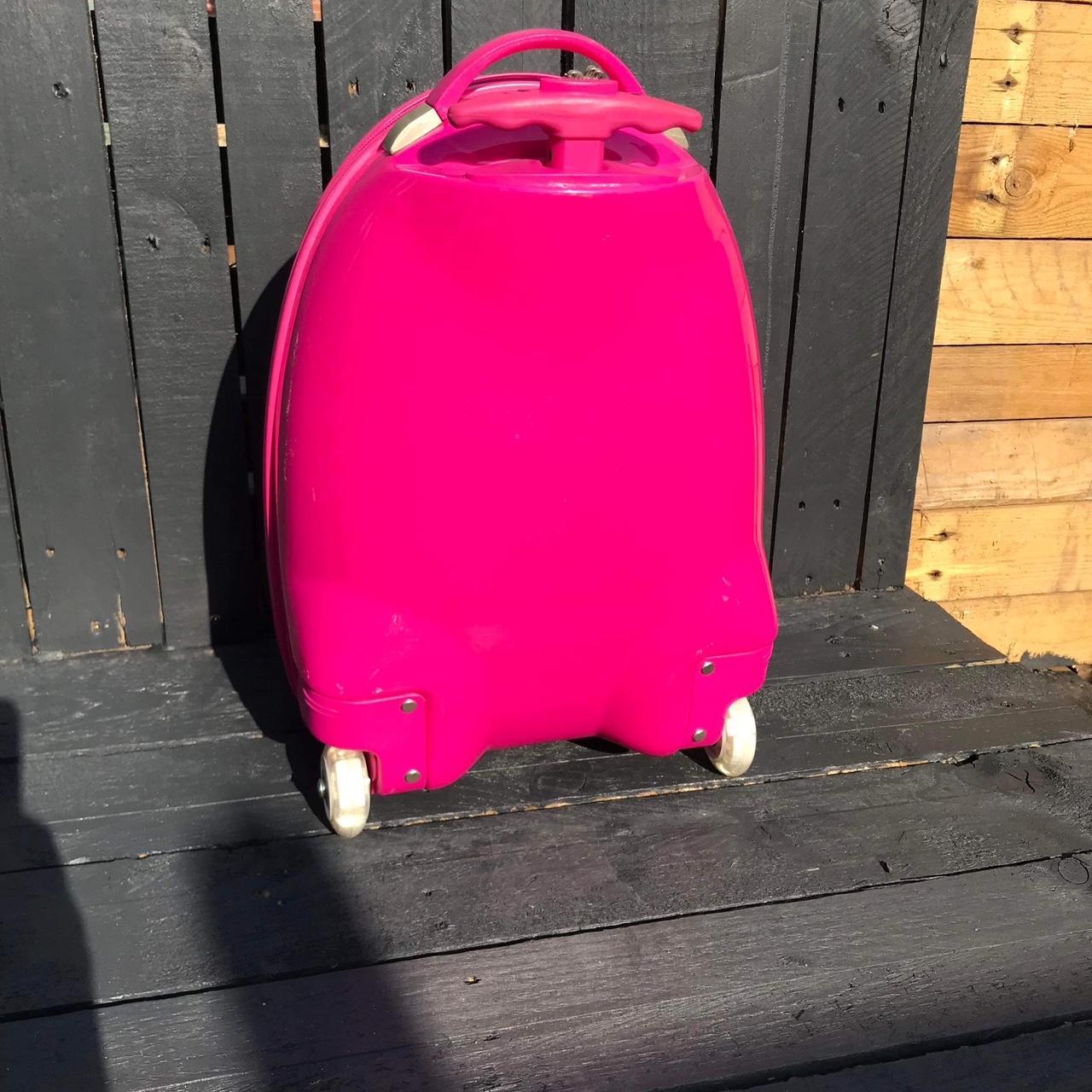 Pink Hello Kitty Suitcase good condition-the wheels... - Depop